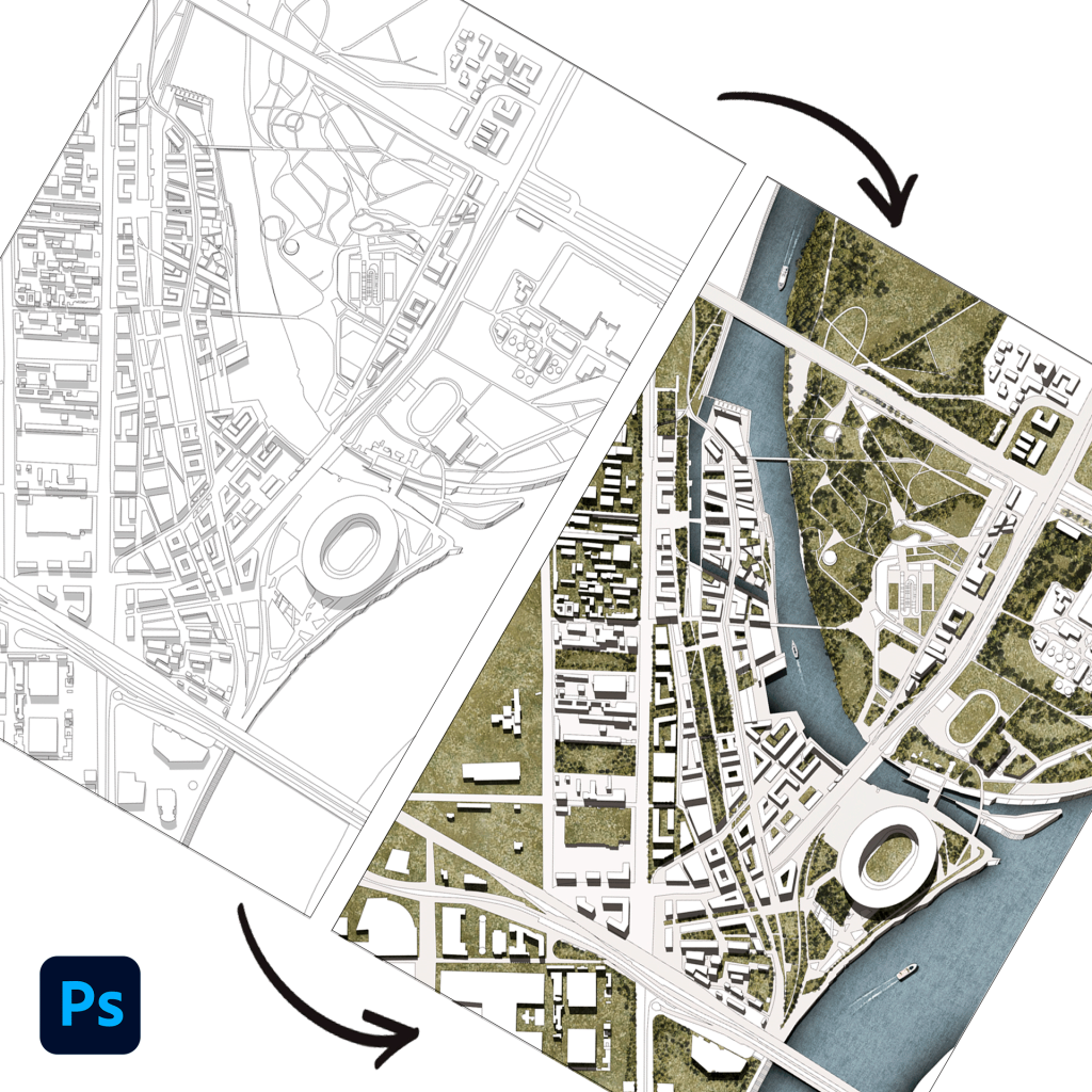 Photoshop para arquitectos / Planimetría – Trazzo Visual